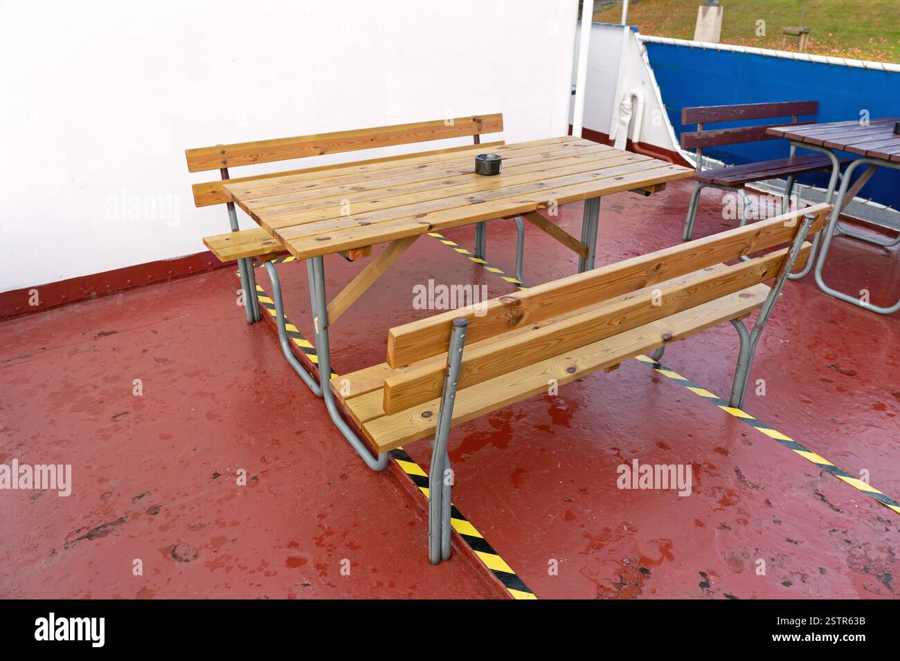 Ship Deck Table Stock Photo - Alamy