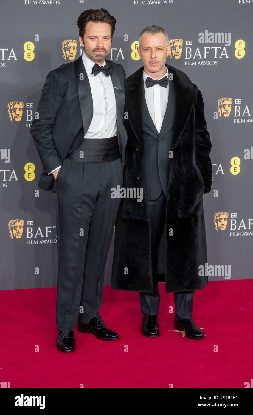 Sebastian Stan and Jeremy Strong at the 78th British Academy Film ...