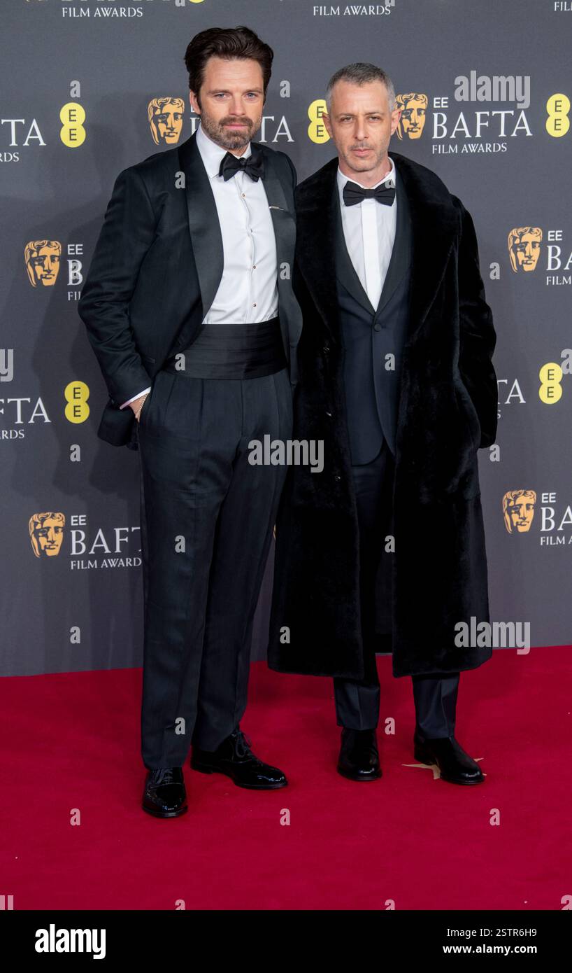 Sebastian Stan and Jeremy Strong at the 78th British Academy Film ...