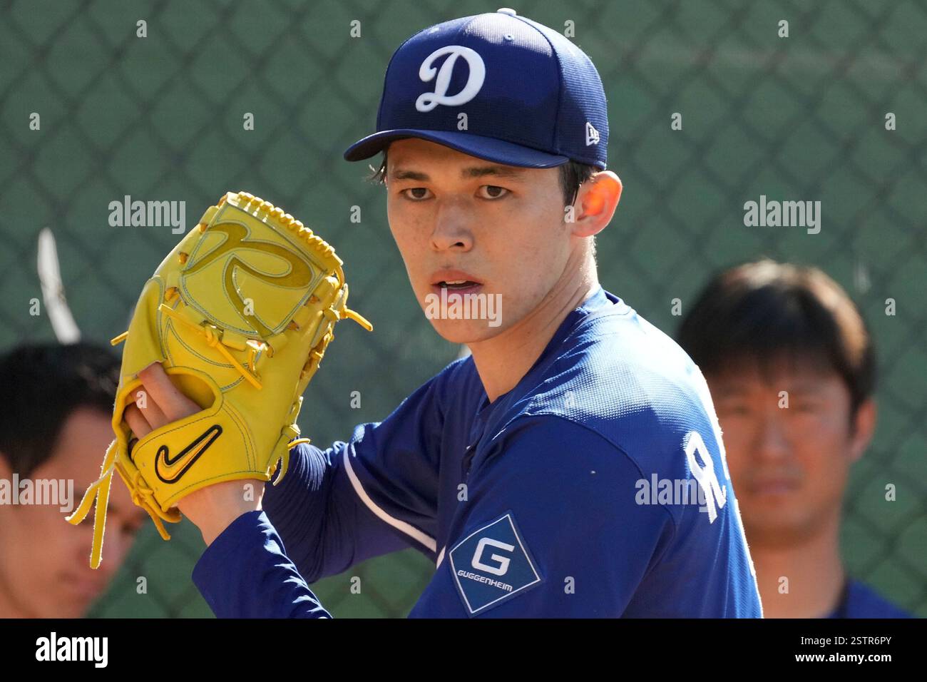 Los Angeles Dodgers pitcher Roki Sasaki (11) throws during his first ...