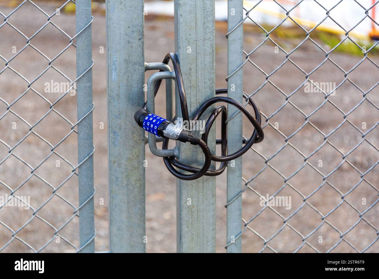 Combination Lock Wire Stock Photo - Alamy