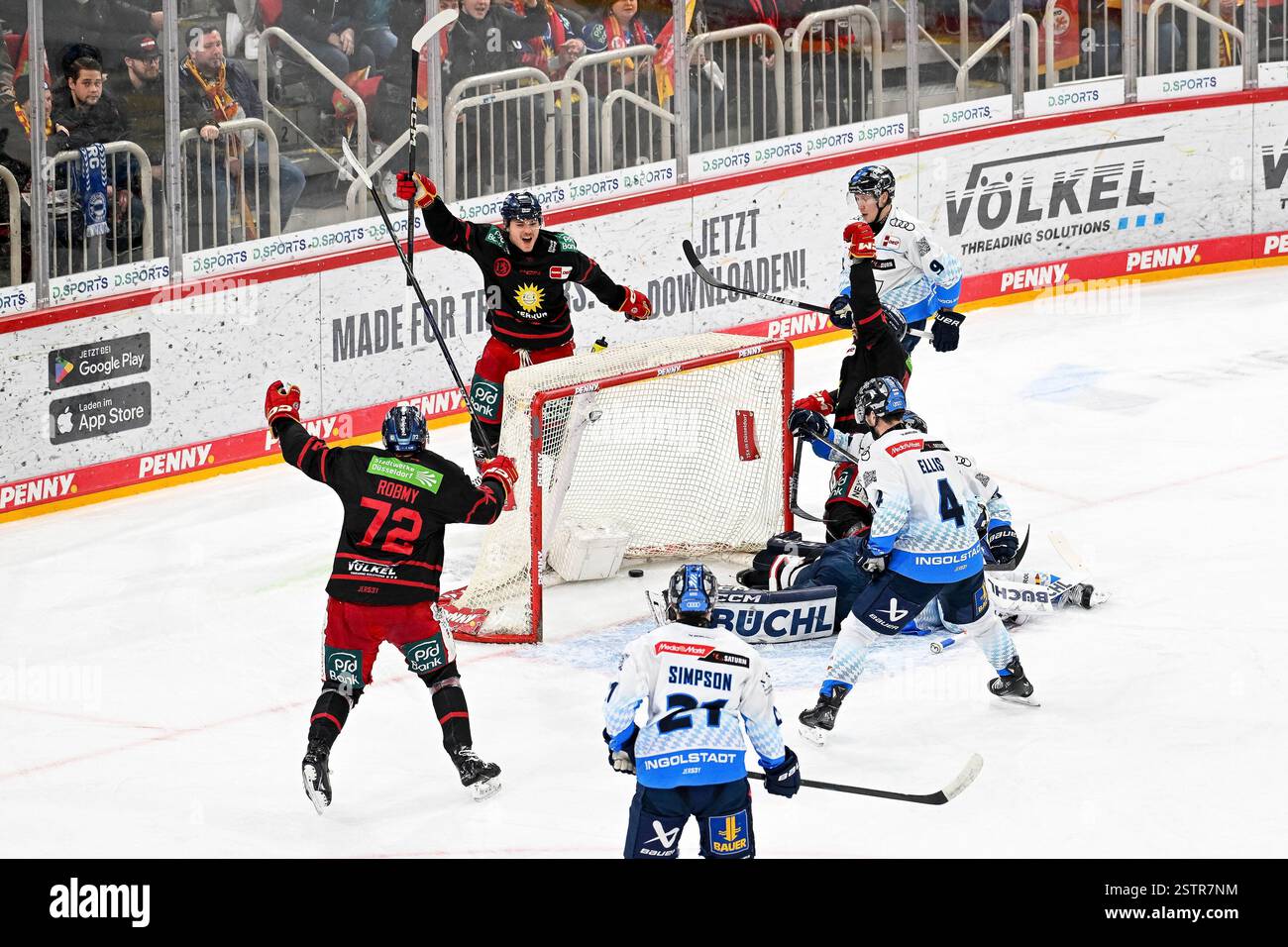Eishockey DEL - 24/25 - 46.Spieltag: Düsseldorfer EG vs ERC Ingolstadt ...