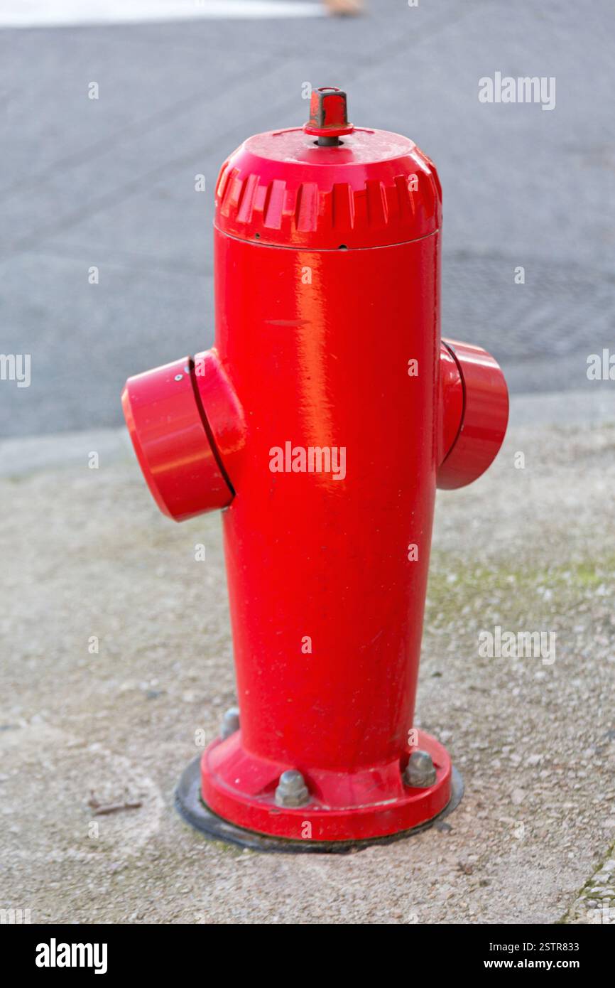 Red Fire Hydrant Stock Photo - Alamy