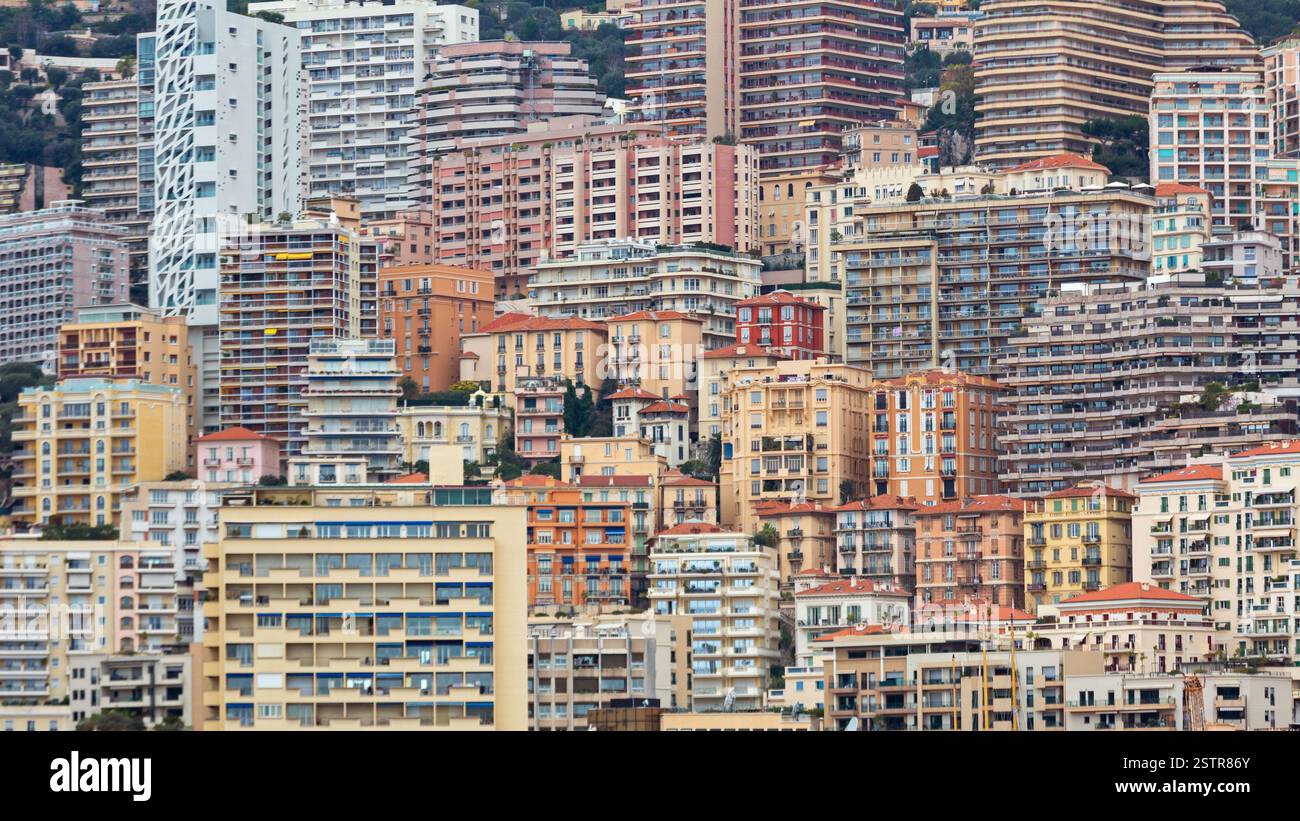 Residential Buildings Monaco Stock Photo - Alamy