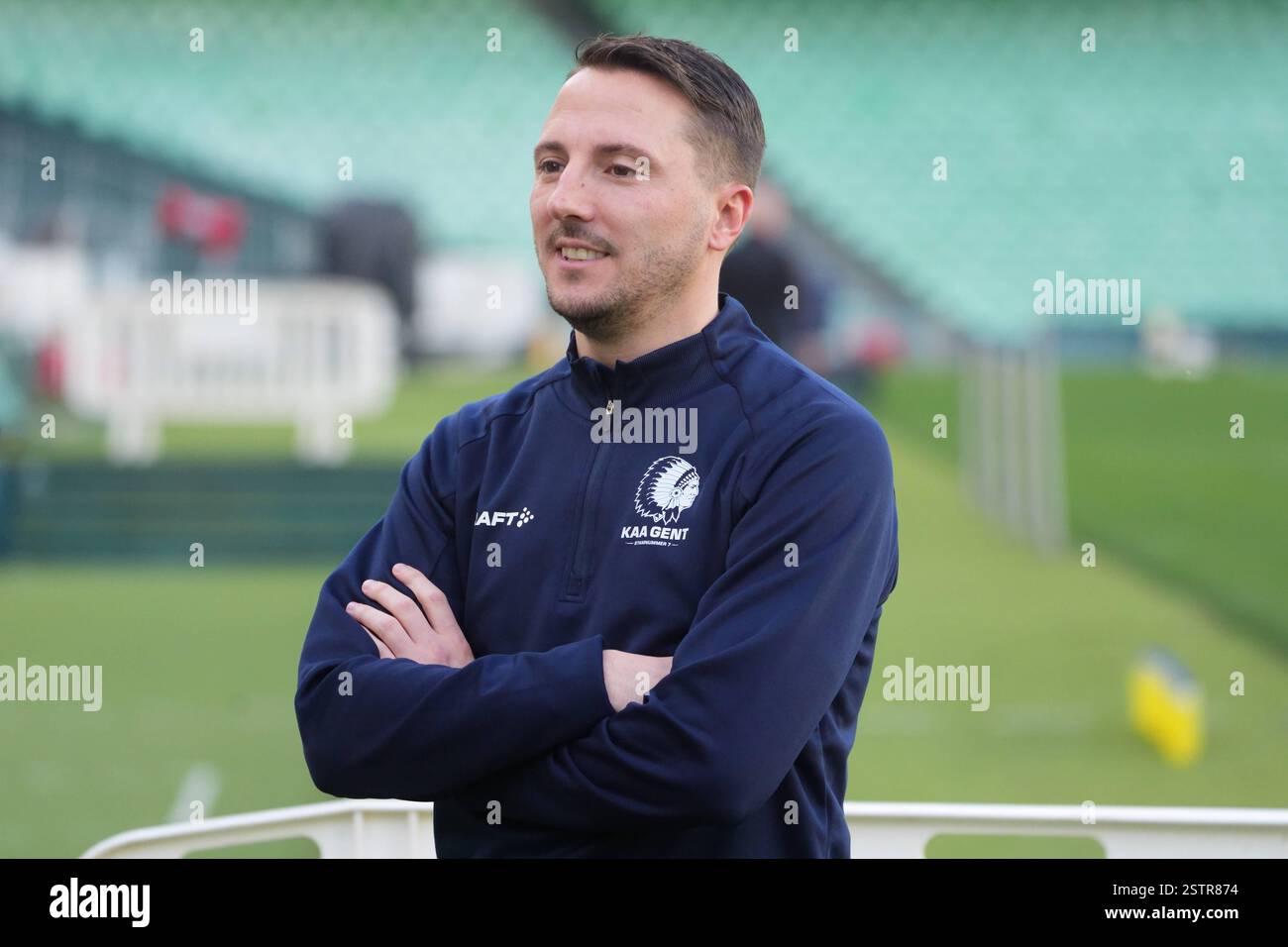 Sevilla, Spain. 19th Feb, 2025. Gent's interim head coach Danijel ...