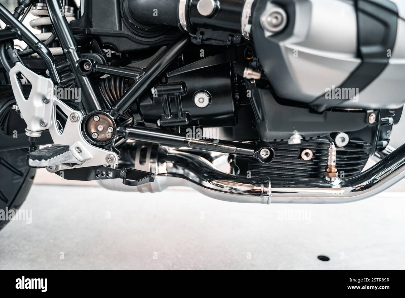 Cropped image new motorcycle hi-res stock photography and images - Alamy