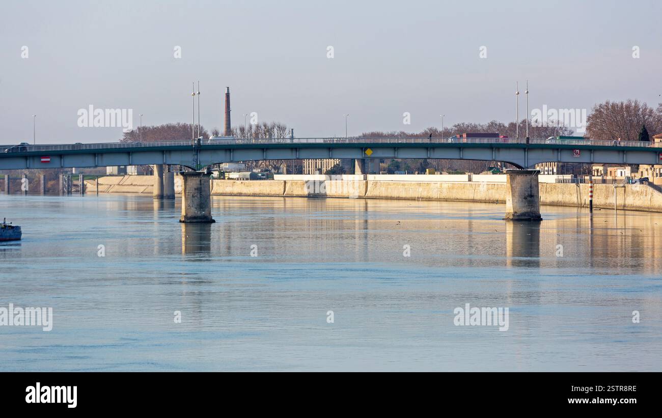Rhone river bridge hi-res stock photography and images - Alamy