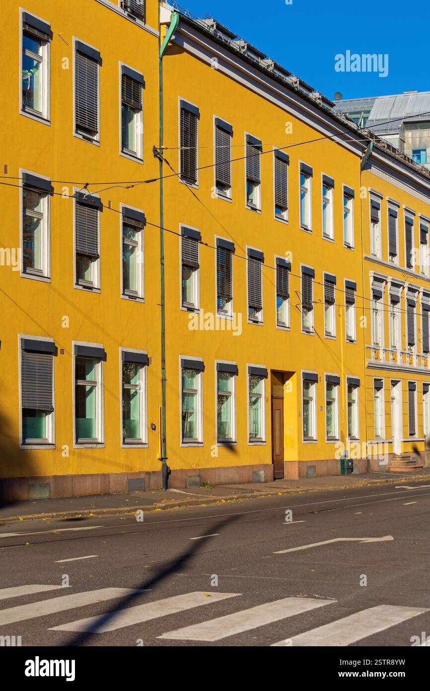 Bright yellow buildings hi-res stock photography and images - Alamy
