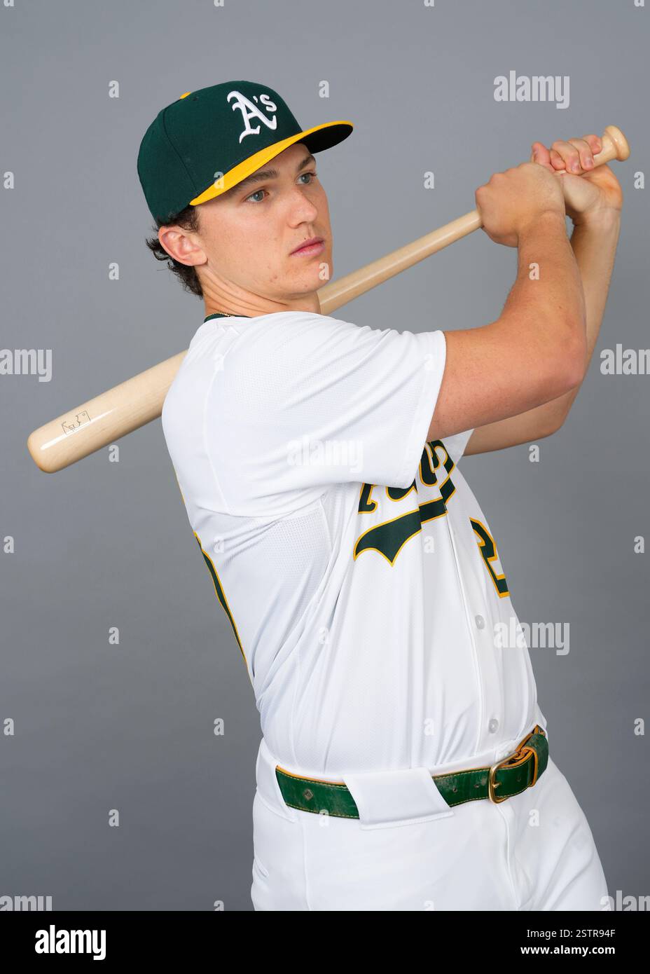 This is a 2025 photo of Zack Gelof of the Athletics baseball team. This ...