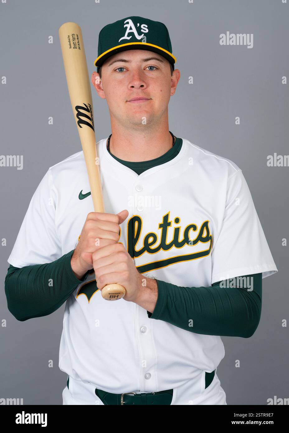 This is a 2025 photo of Daniel Susac of the Athletics baseball team ...