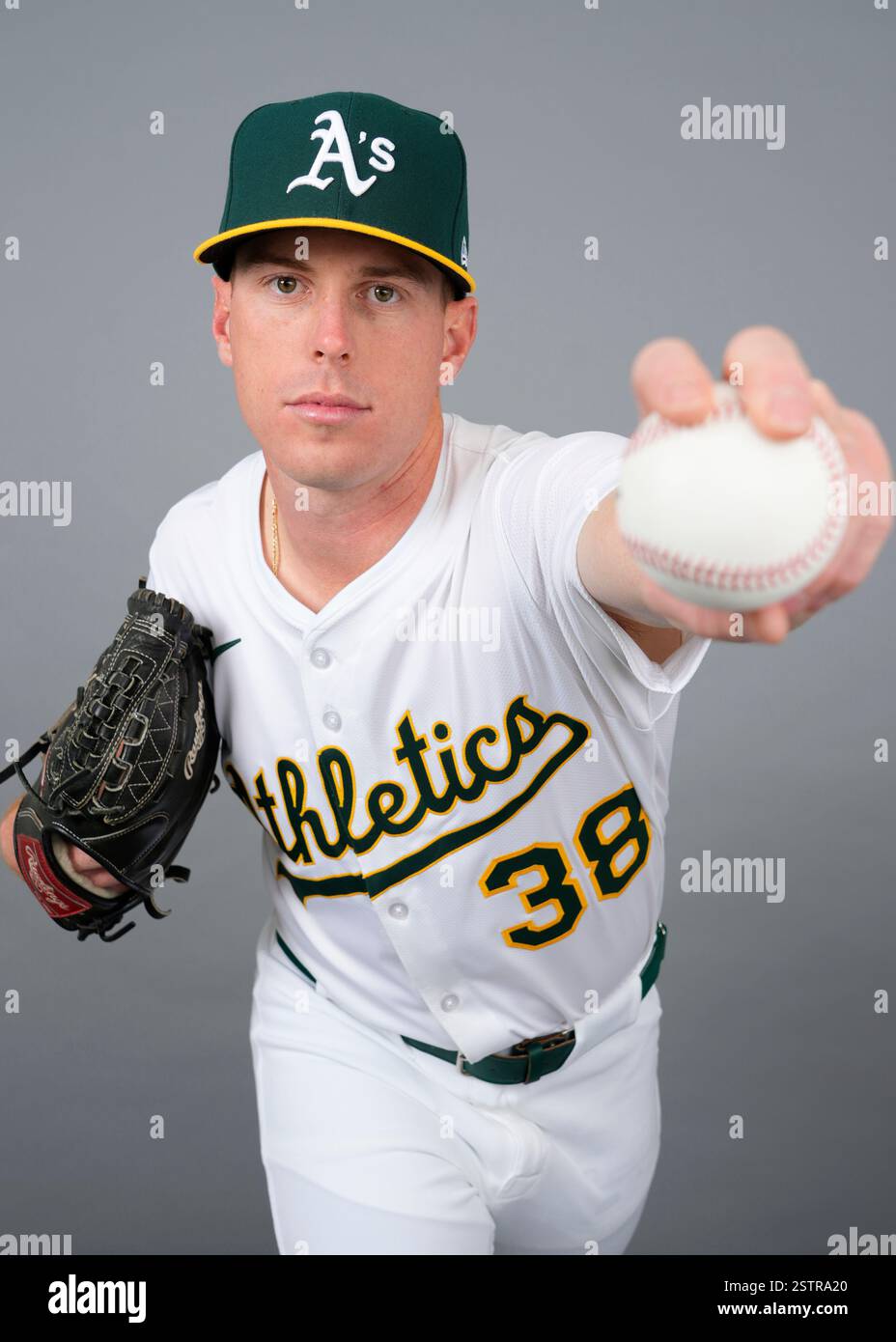 This is a 2025 photo of JP Sears of the Athletics baseball team. This ...