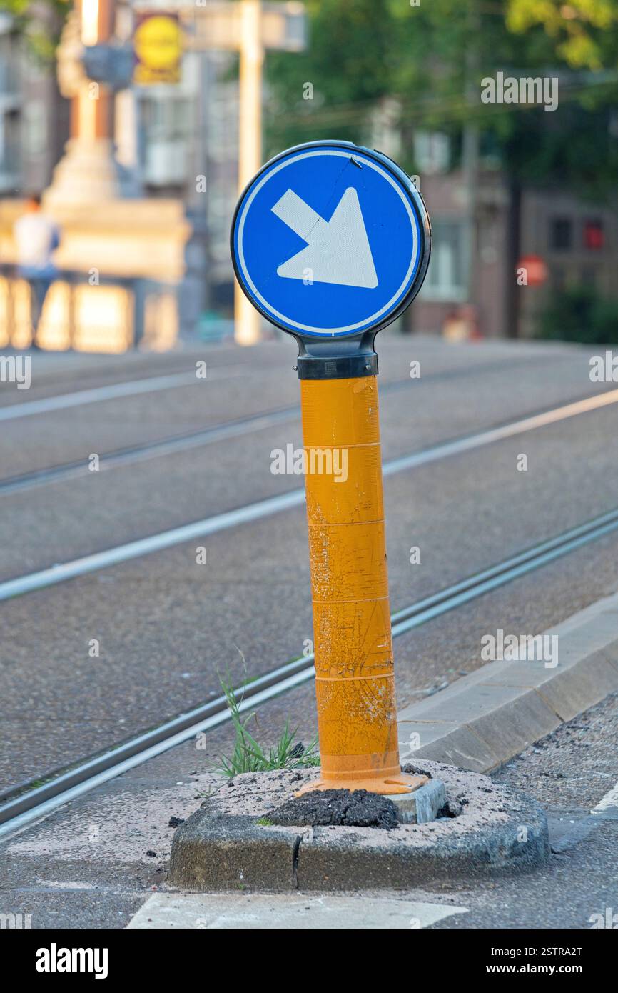 Arrow Sign Pole Stock Photo - Alamy