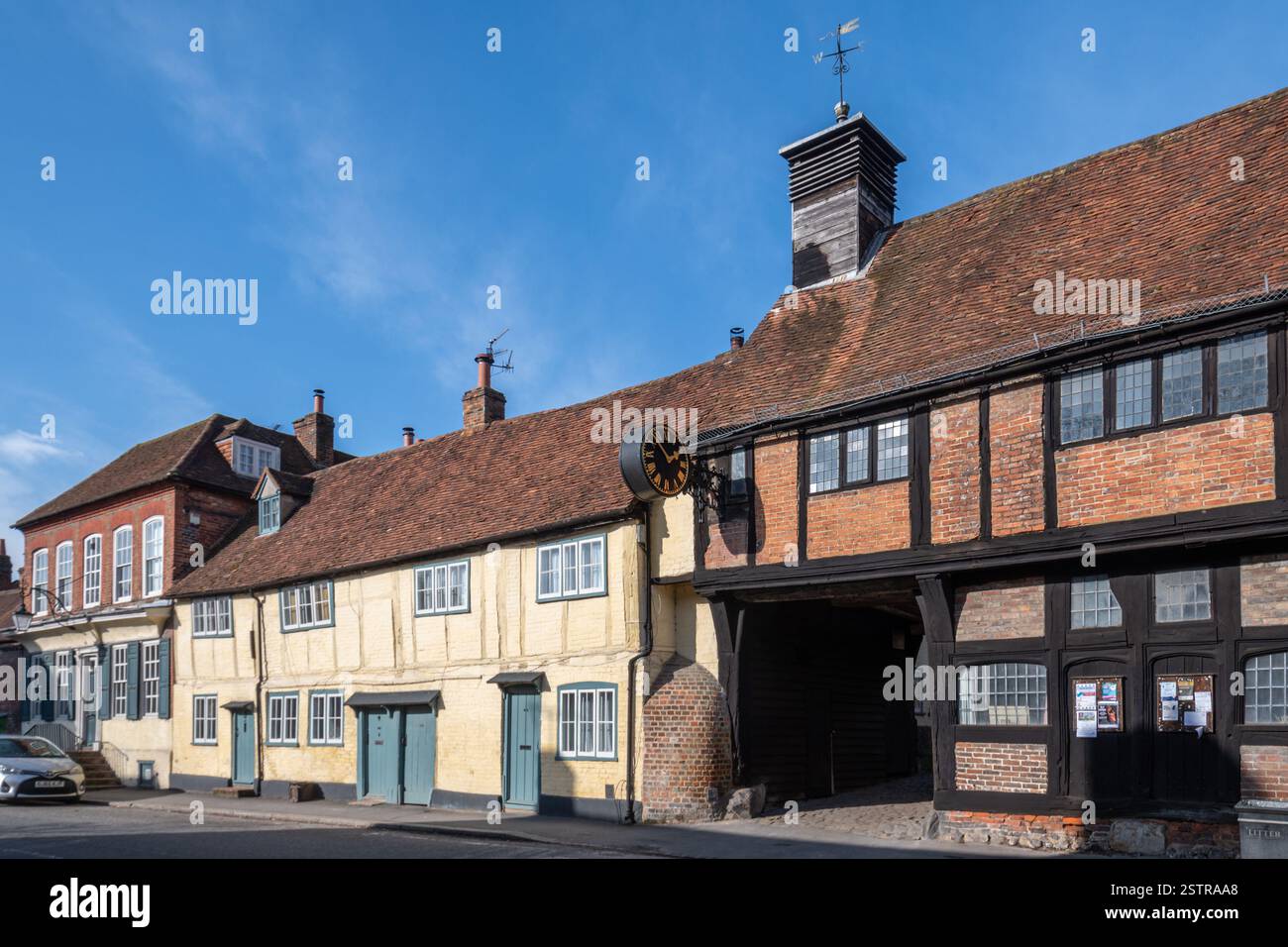 The historic village of West Wycombe in Buckinghamshire, England, UK ...
