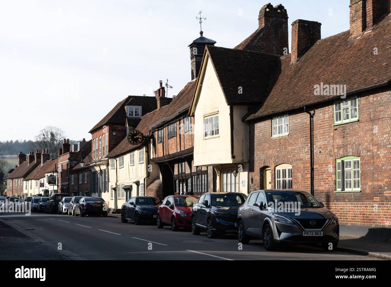 The historic village of West Wycombe in Buckinghamshire, England, UK ...