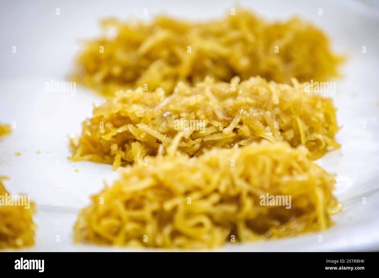Traditional Brazilian coconut candy prepared using the classic method ...