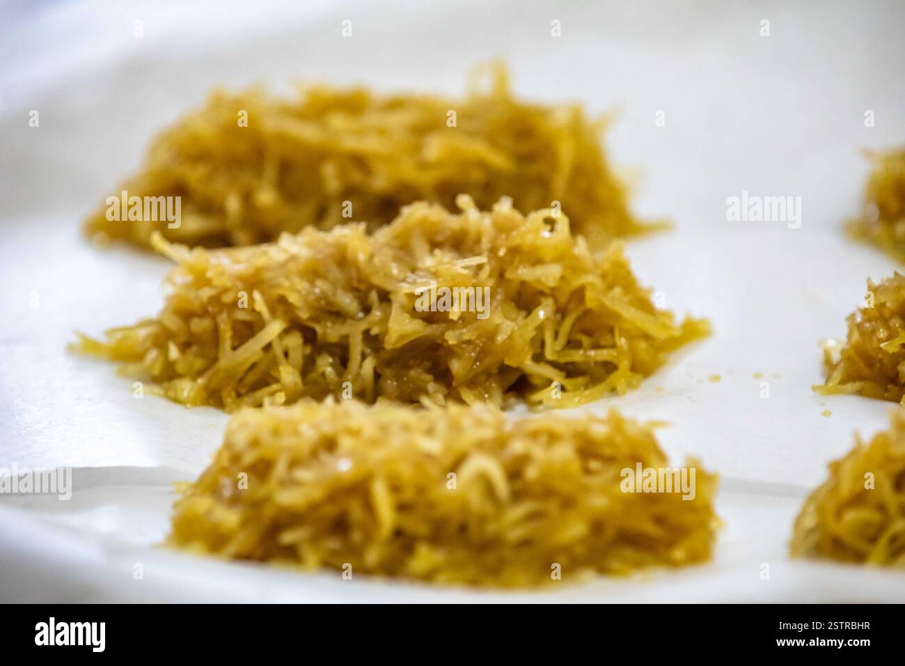 Traditional Brazilian coconut candy prepared using the classic method ...