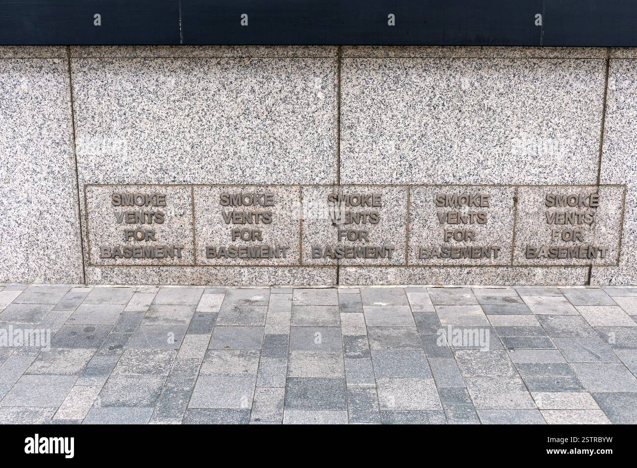 Smoke Vents Sign Stock Photo - Alamy