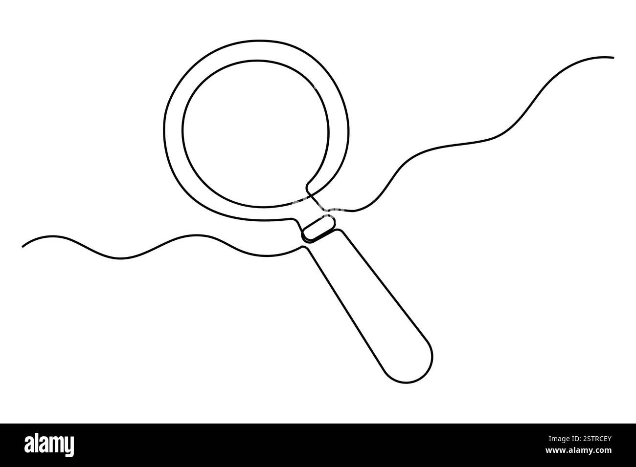 Magnifying glass in continuous hi-res stock photography and images - Alamy