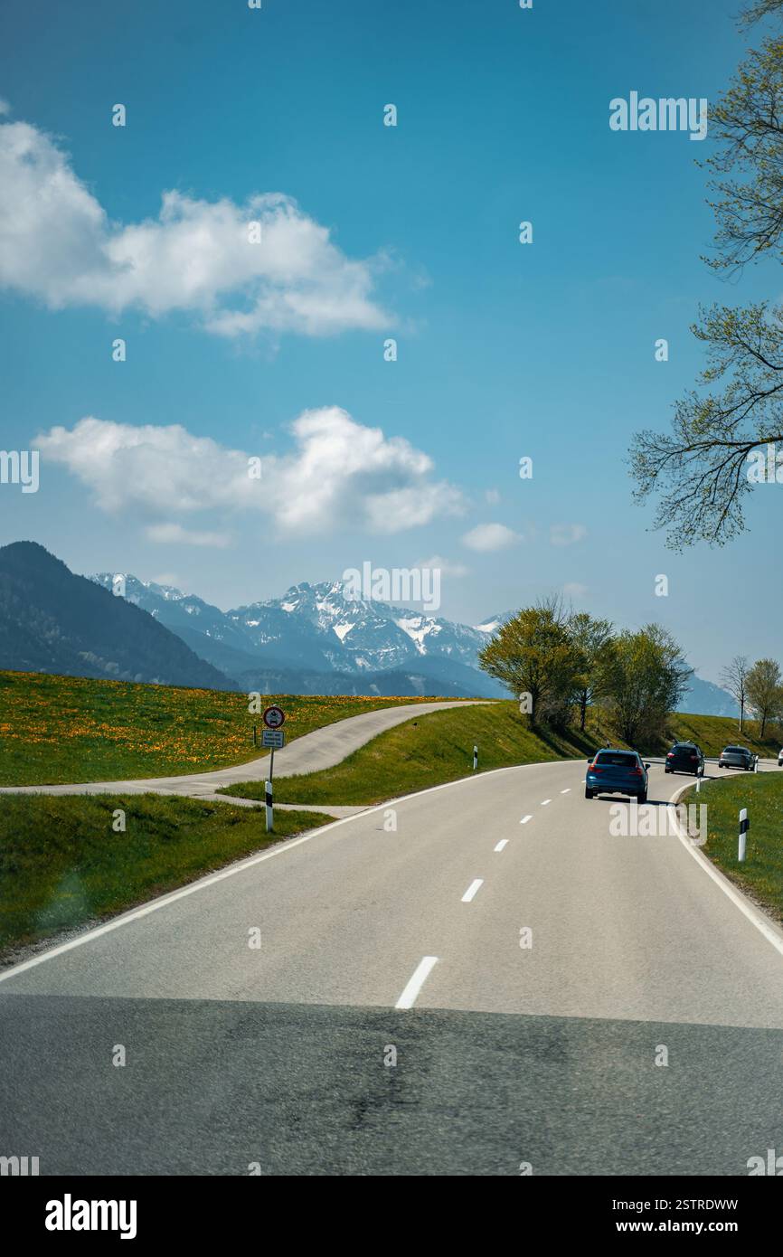 Car driving mountain road daytime hi-res stock photography and images ...