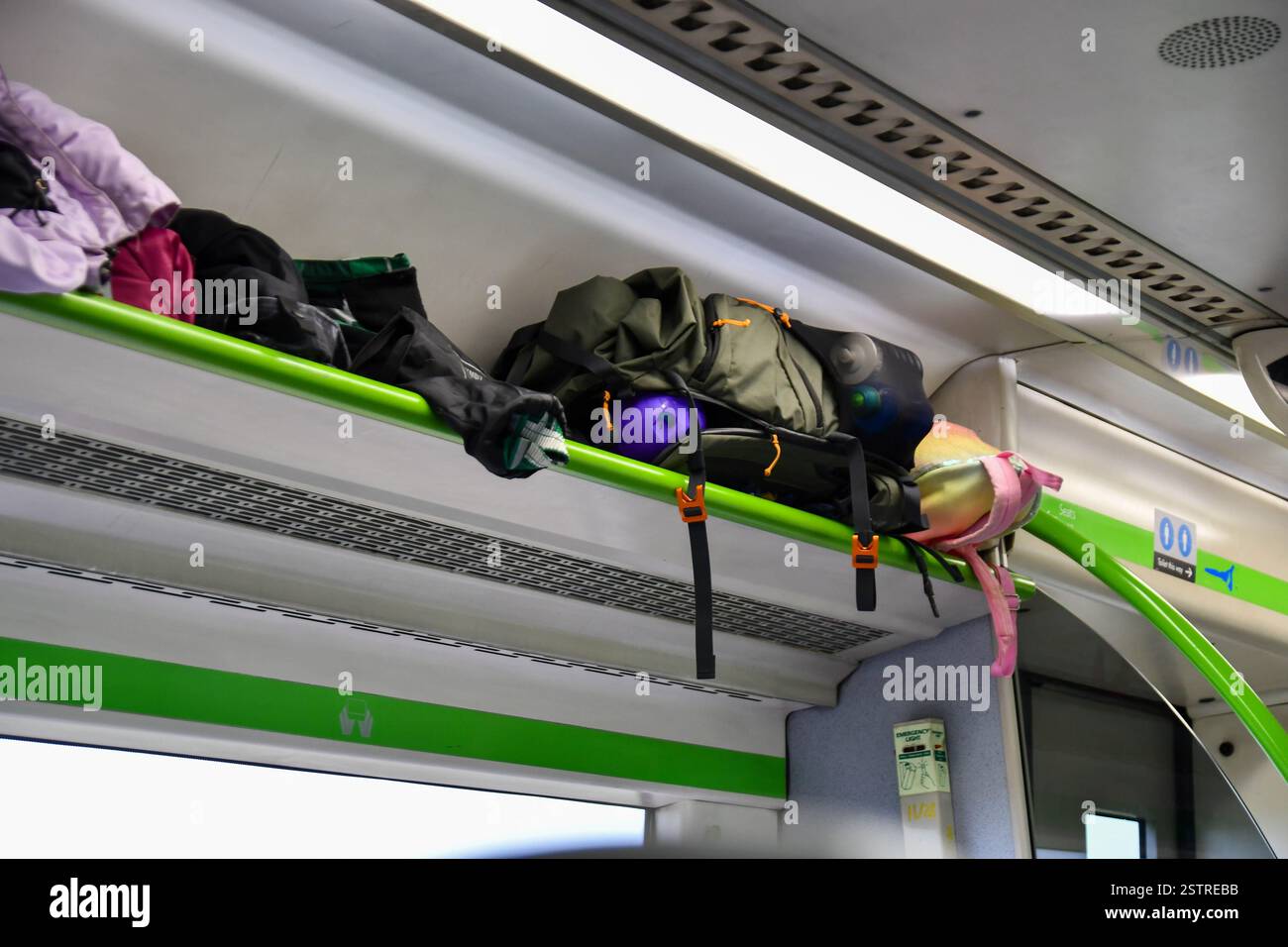 Train on tracks leaves hi-res stock photography and images - Alamy