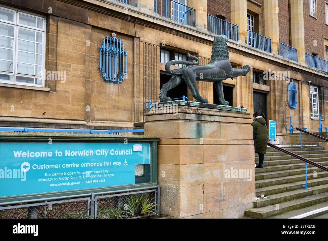 Norwich City Council offices Stock Photo - Alamy