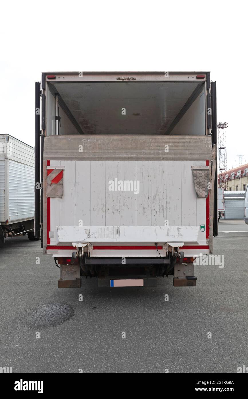 Truck Ramp Loading Stock Photo - Alamy