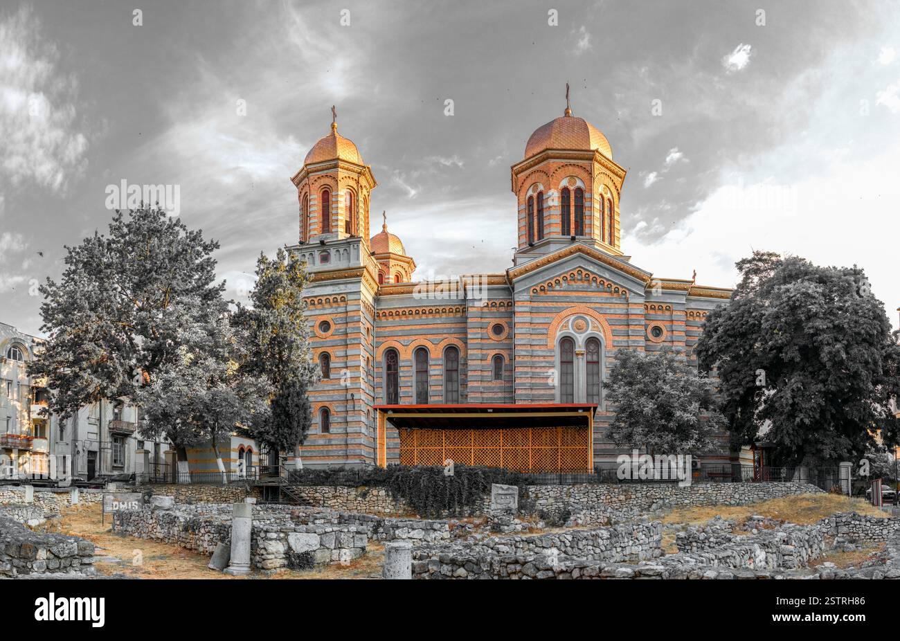 Cathedral of Saints Peter and Paul in Constanta, Romania Stock Photo ...