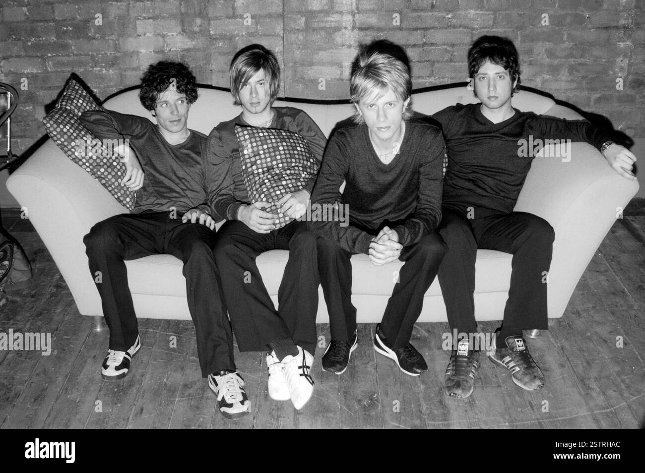 GREG GILBERT, THE DELAYS, 2003: A young blonde haired Greg Gilbert ...