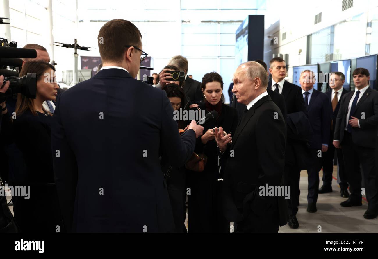 Saint Petersburg, Russia. 19 February, 2025. Russian President Vladimir ...