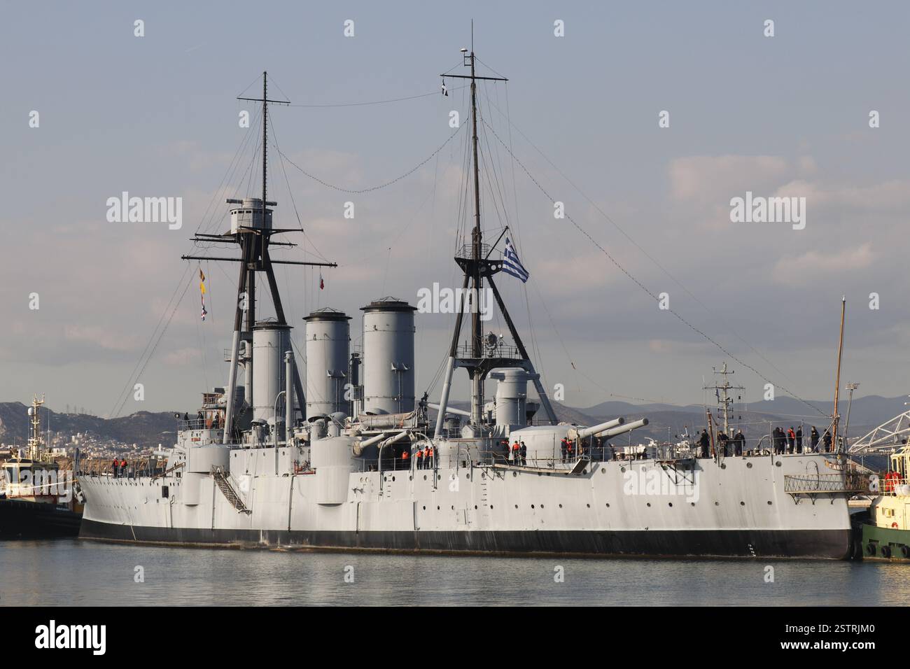 Hellenic Navy ship "Georgios Averof Stock Photo - Alamy