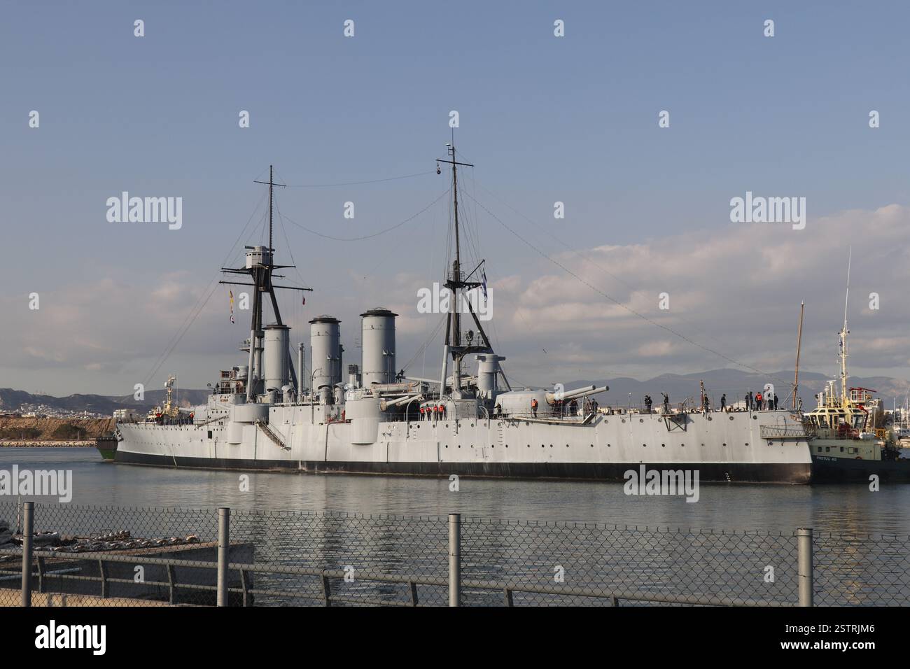 Hellenic Navy ship "Georgios Averof Stock Photo - Alamy