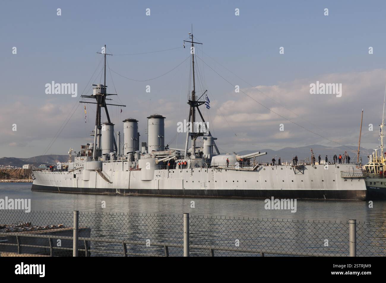 Hellenic Navy ship "Georgios Averof Stock Photo - Alamy
