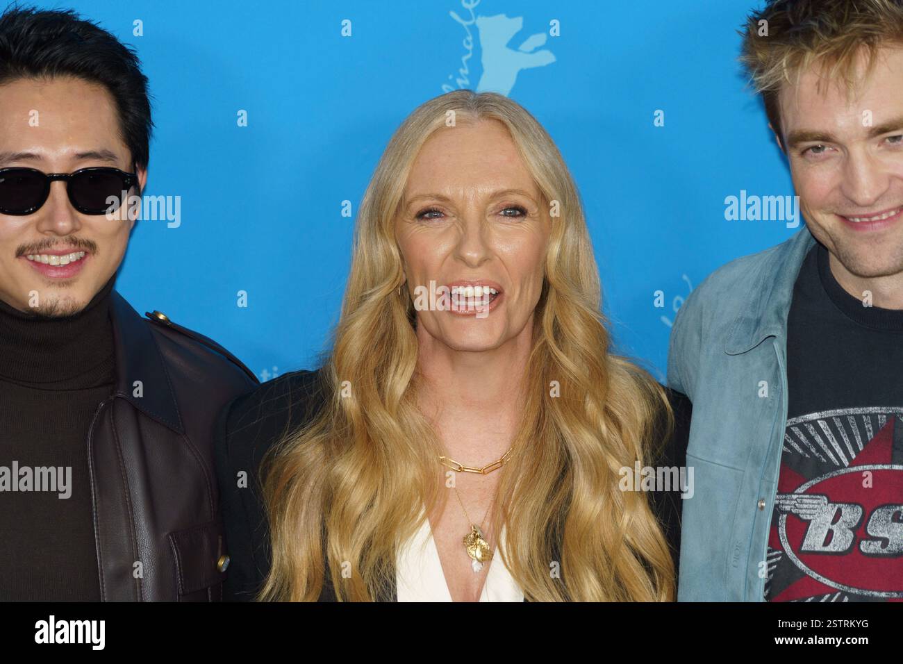 (L-R) US actor Steven Yeun, Australian actress Toni Collette, English ...