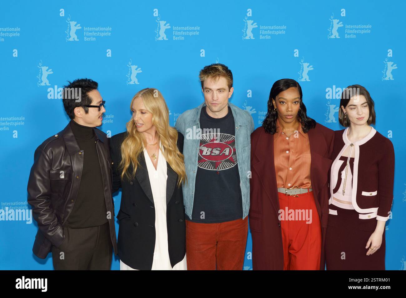 (L-R) US actor Steven Yeun, Australian actress Toni Collette, English ...