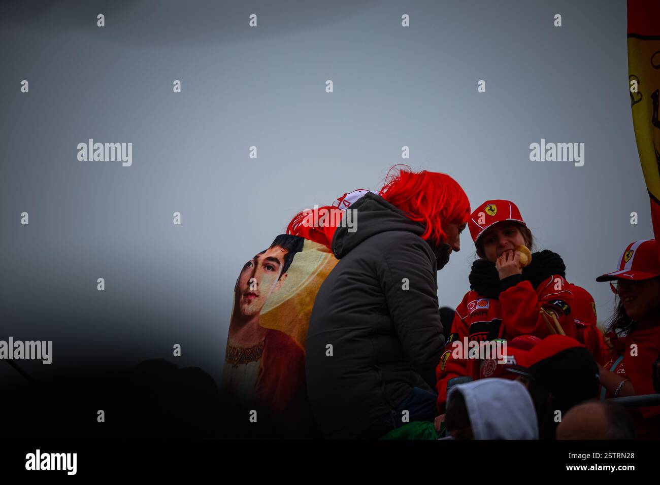 Imola, Italy. 19th Feb, 2025. Tifosi/Fan at Fiorano during the first ...