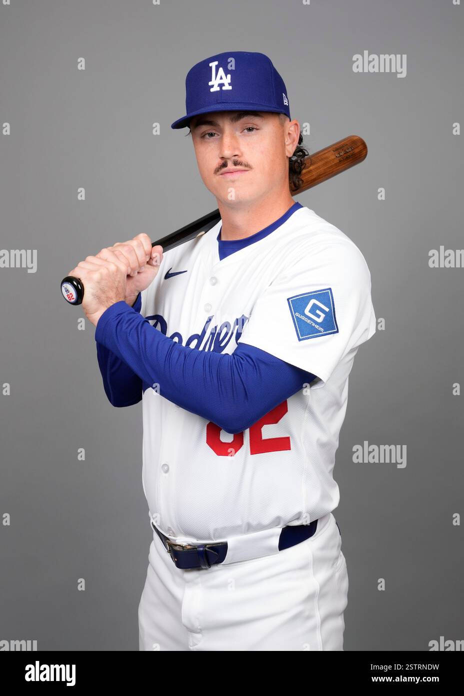 This is a 2025 photo of infielder Austin Gauthier of the Los Angeles ...
