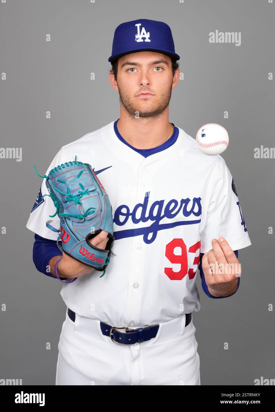 This is a 2025 photo of pitcher Jackson Ferris of the Los Angeles ...