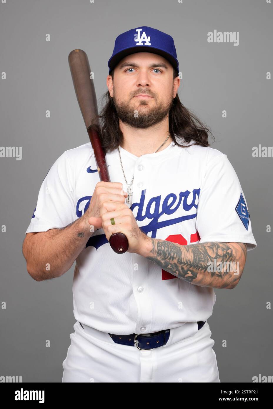 This is a 2025 photo of infielder Michael Chavis of the Los Angeles ...