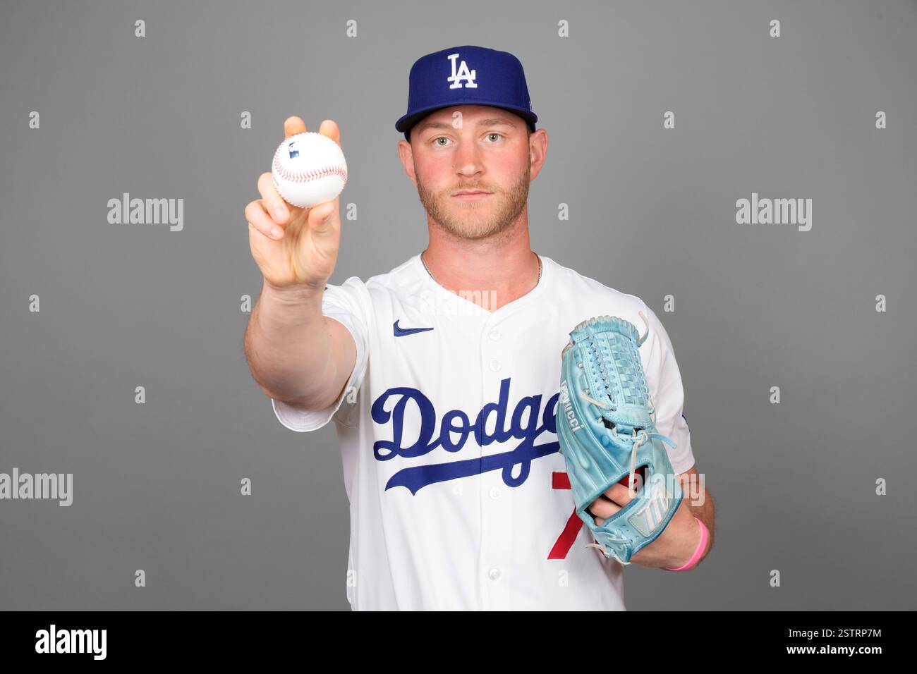 This is a 2025 photo of pitcher Ben Casparius of the Los Angeles ...