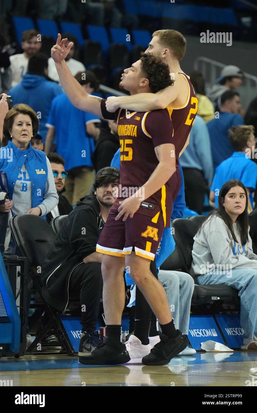 Los Angeles, United State. 18th Feb, 2025. Minnesota Golden Gophers ...