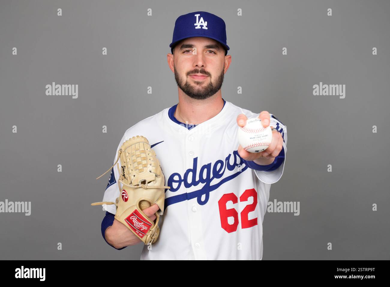 This is a 2025 photo of pitcher Joe Jacques of the Los Angeles Dodgers ...