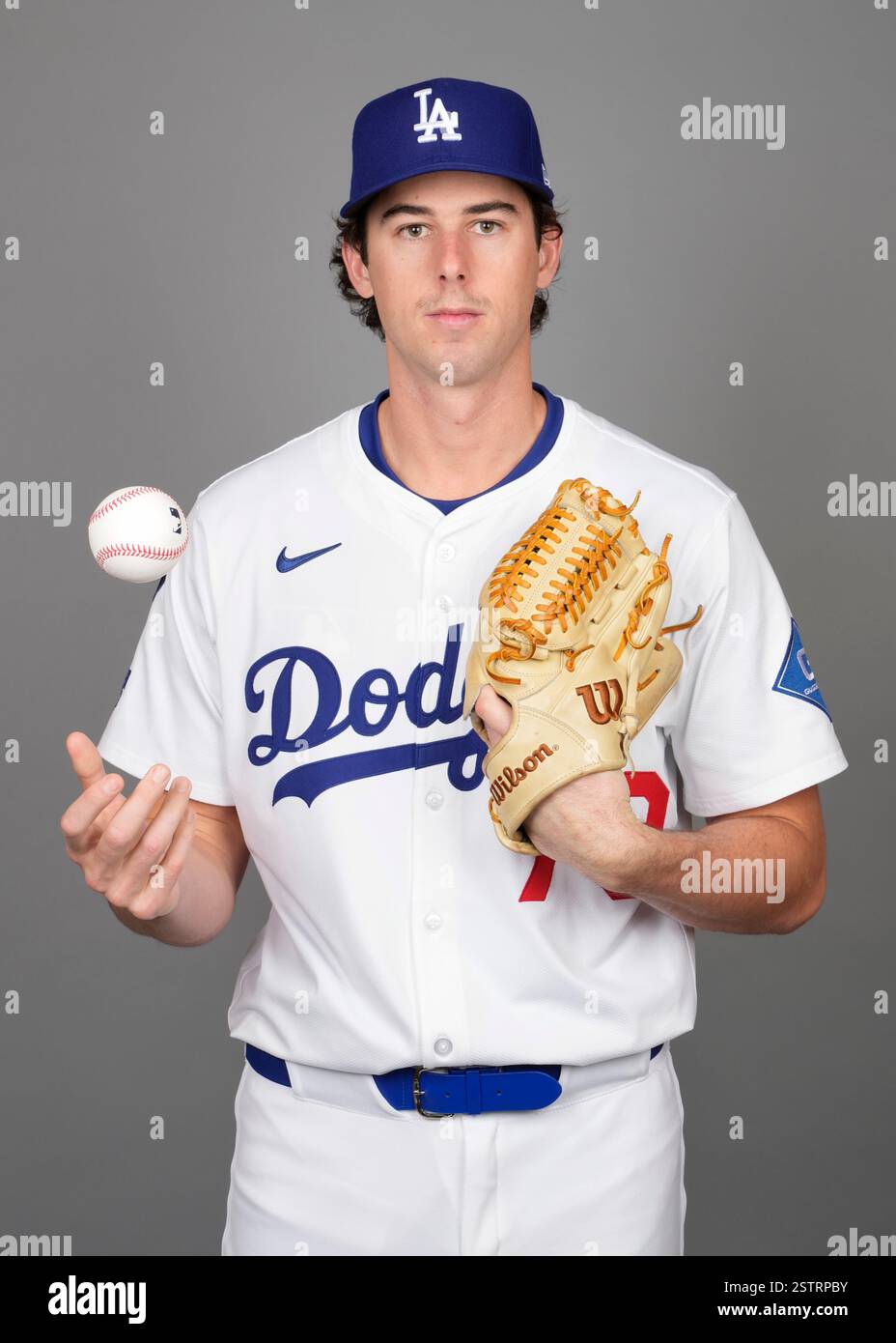 This is a 2025 photo of pitcher Nick Frasso of the Los Angeles Dodgers ...