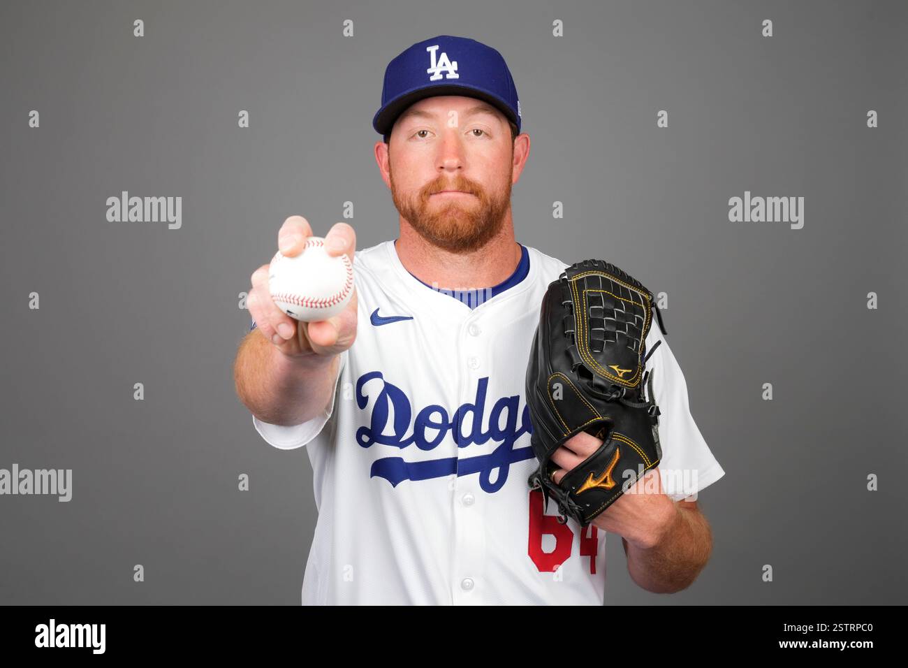 This is a 2025 photo of pitcher Matt Sauer of the Los Angeles Dodgers ...