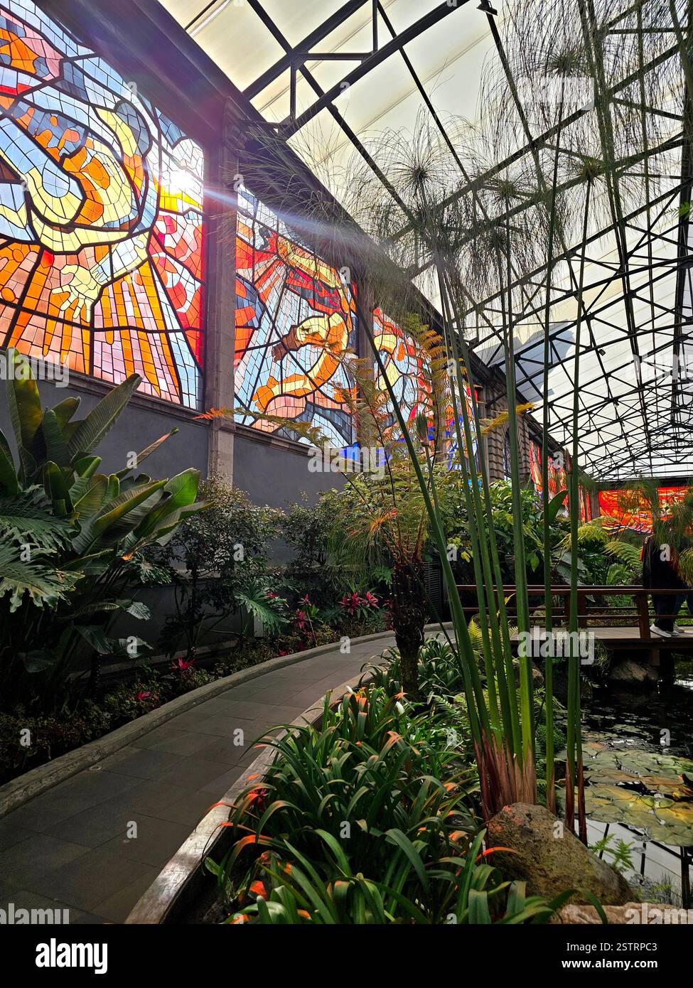 Toluca, Mexico State, Mexico - Jan 8 2025: Cosmovitral Botanical Garden ...