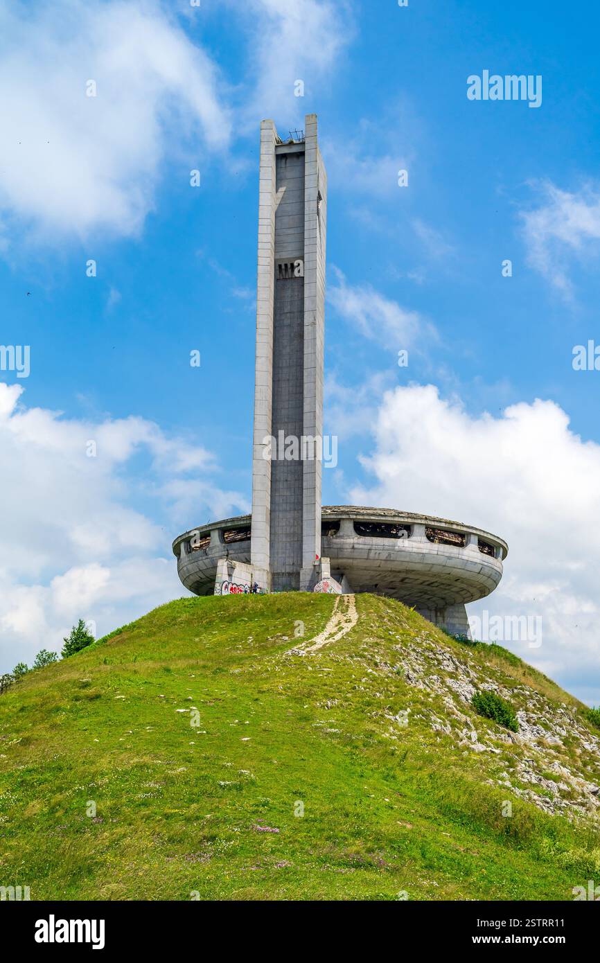 The Monument House of the Bulgarian Communist Party on the Buzludzha ...