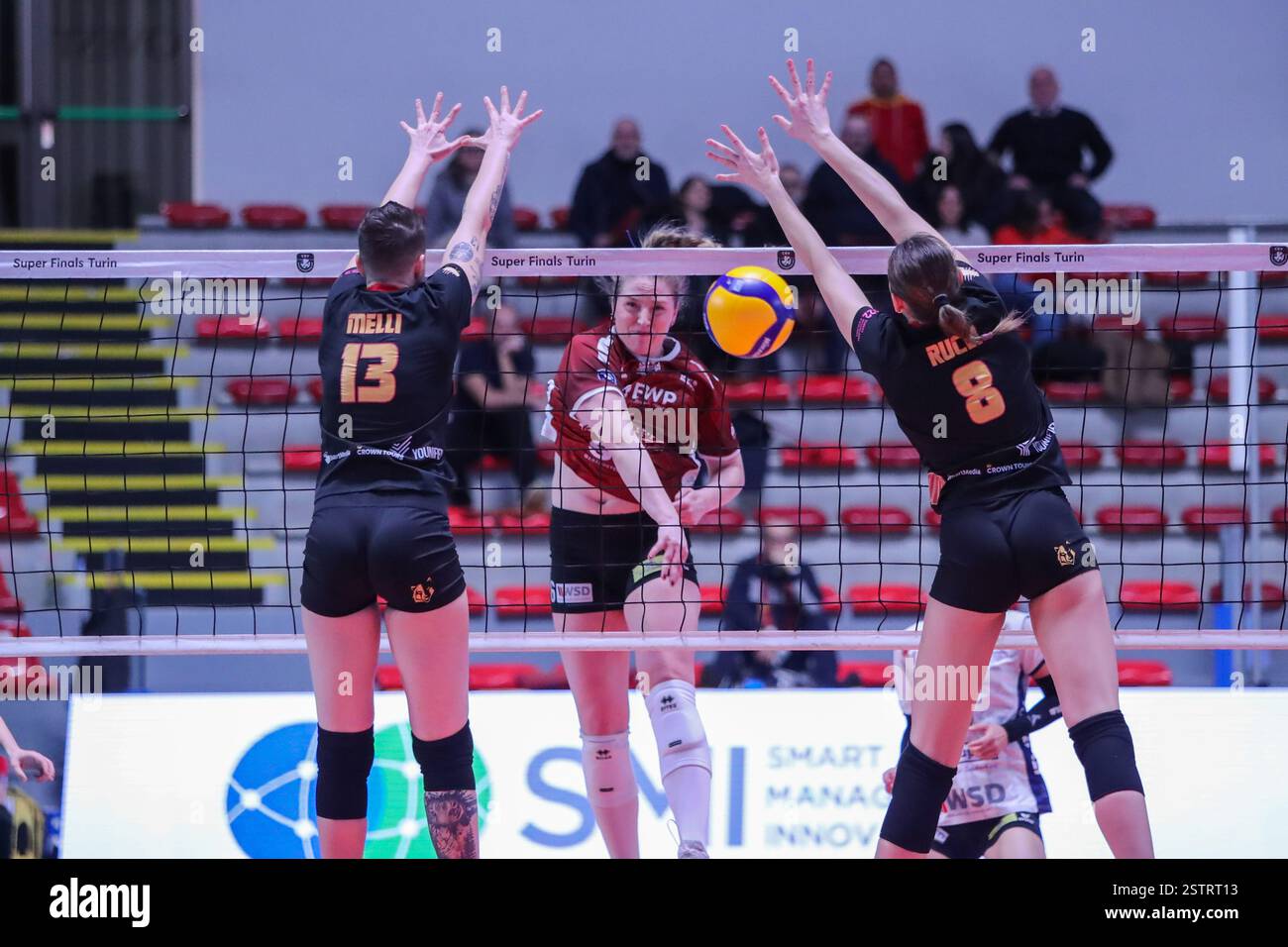 Rome, Italy. 19th Feb, 2025. Eleanor Holthaus (SC Potsdam) during Roma ...