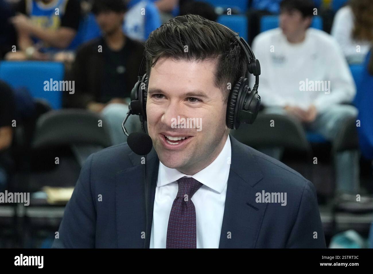 Los Angeles, United State. 18th Feb, 2025. FS1 play-by-play announcer ...