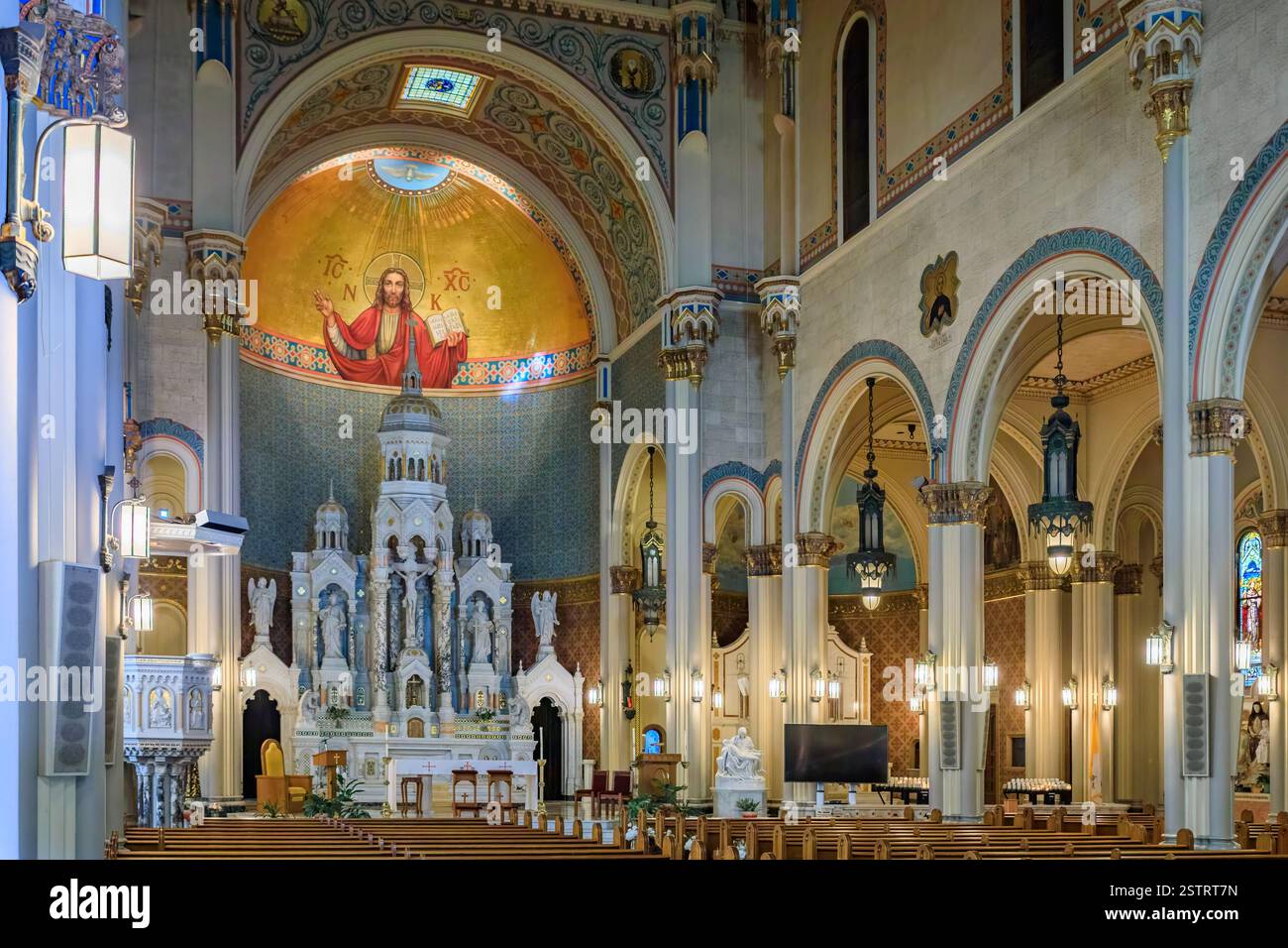 San Francisco, USA - September 24, 2022: North Beach Saints Peter and ...