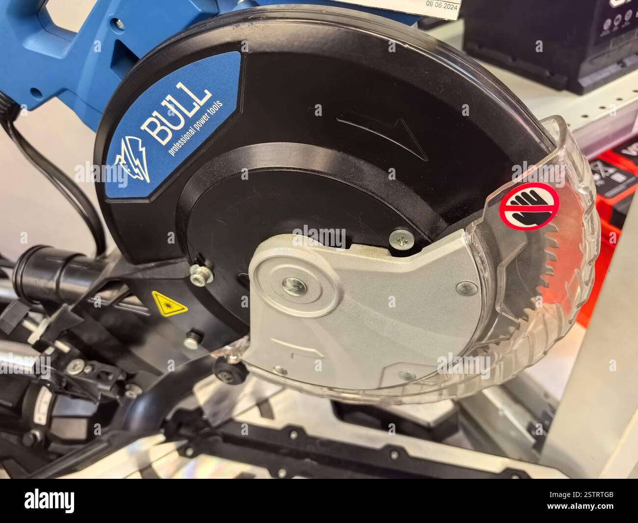 Bobruisk, Belarus - 10 February 2025: A powerful cutting tool BULL is ...