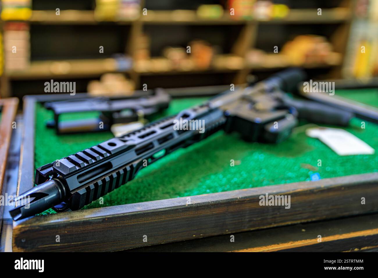 Placerville, USA - October 1, 2022: AR-style pistol with a free ...